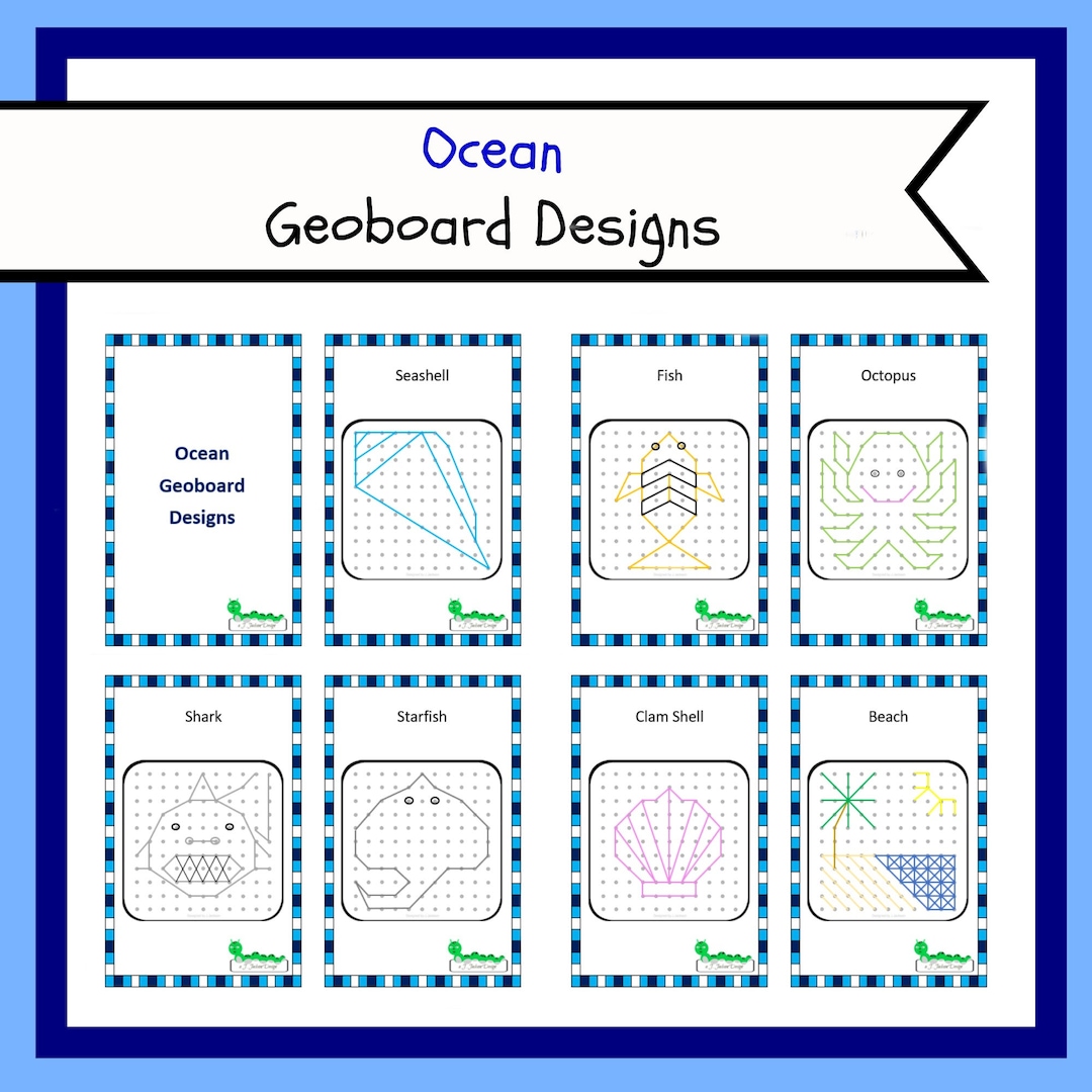 Ocean Geoboard Designs - Etsy
