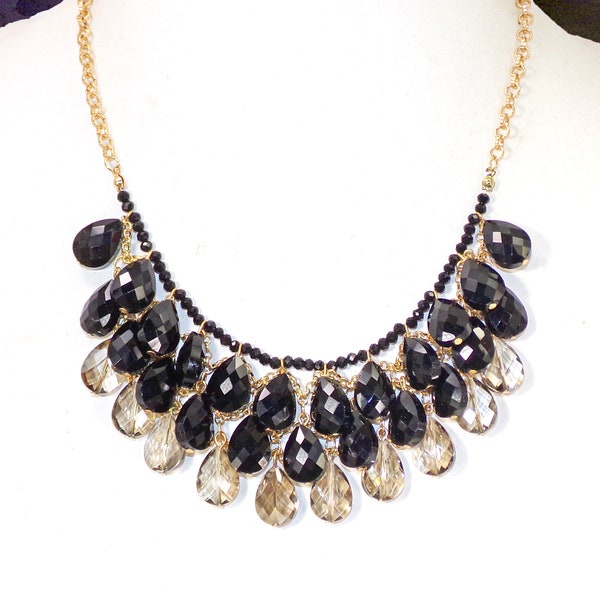 Diamond Waterfall Necklace - Etsy