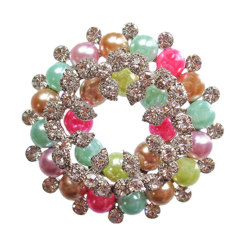 Brooch in Pastels - Etsy