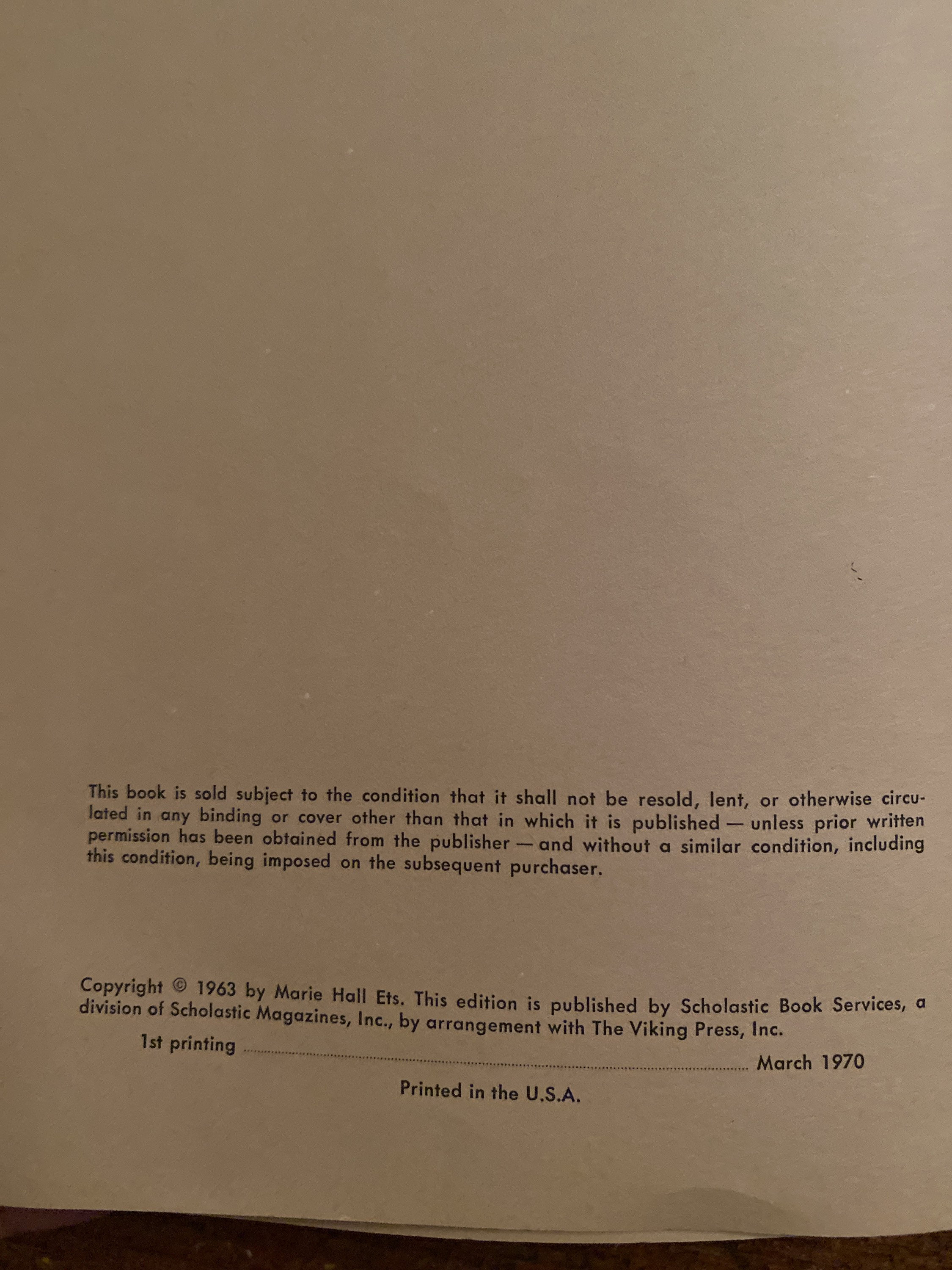 Gilberto and the Wind by Marie Hall Ets 1963 | Etsy