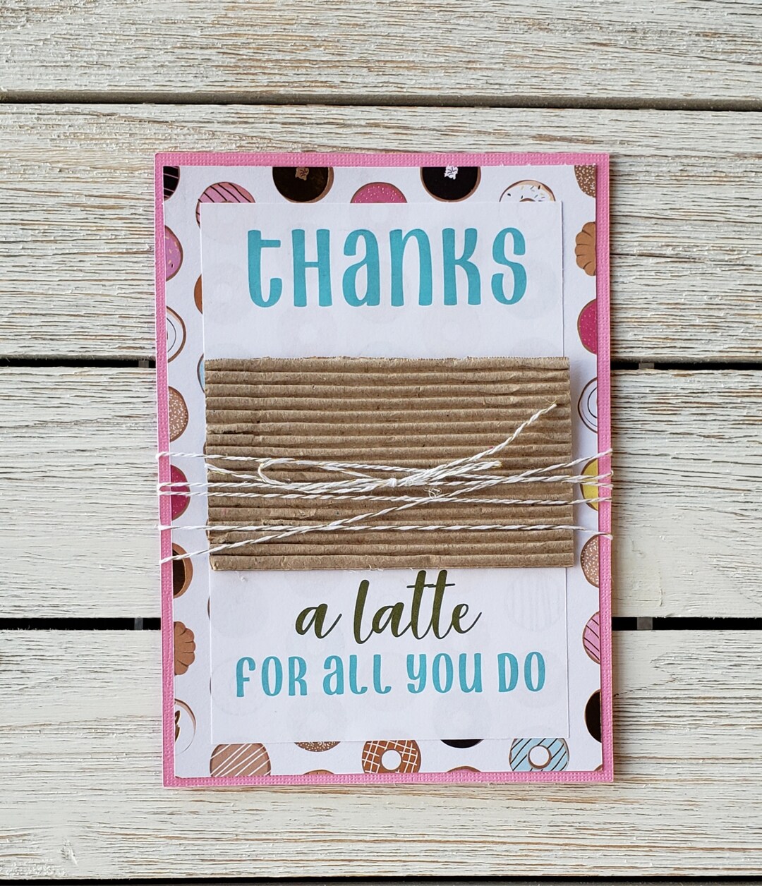 Thanks a Latte for All You Do Gift Card Holder, Teacher Gift Card ...