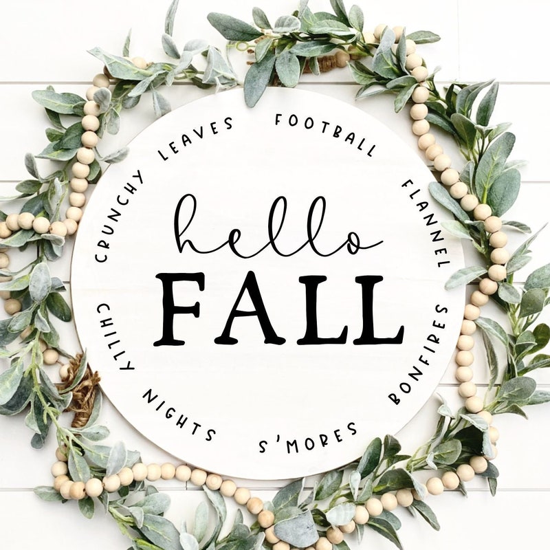 Hello Fall - Etsy