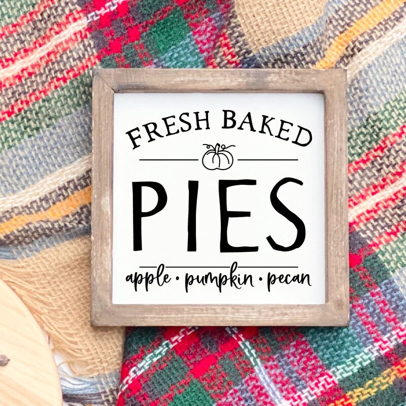 Fresh Baked Pies Sign - Etsy