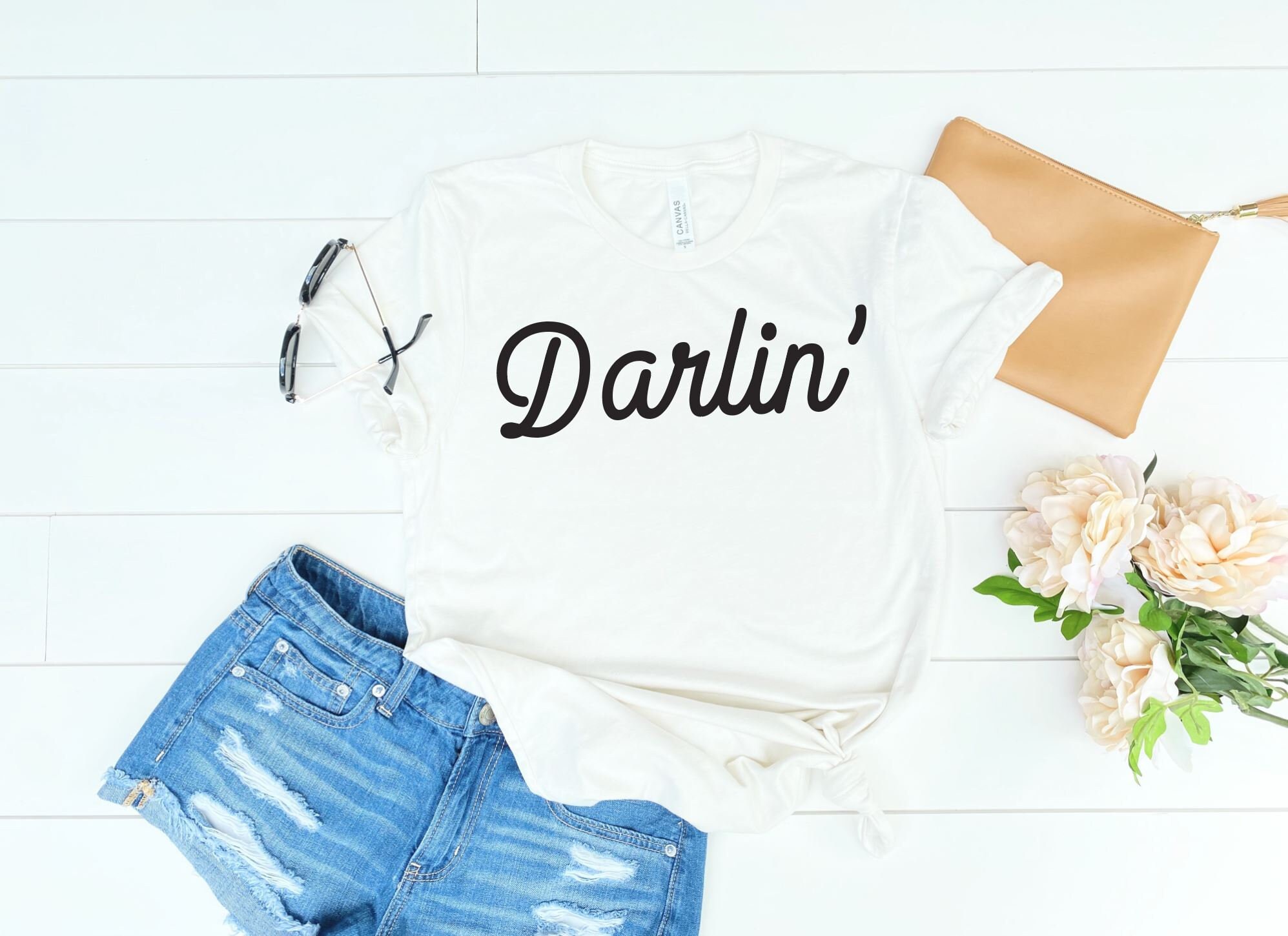 Darlin' SVG Cut File Darlin' Shirt SVG Retro | Etsy