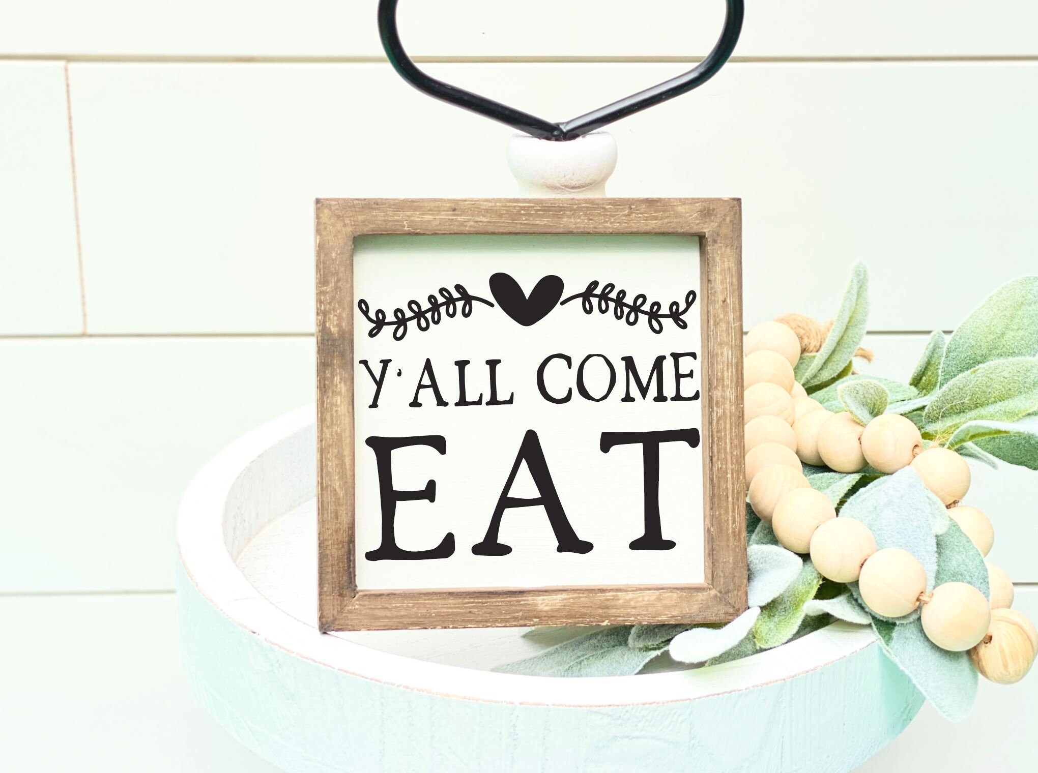 Y'all Come Eat SVG Cut File Kitchen Sign SVG Southern | Etsy