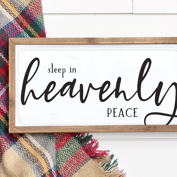 Sleep in Heavenly Peace Sign - Etsy