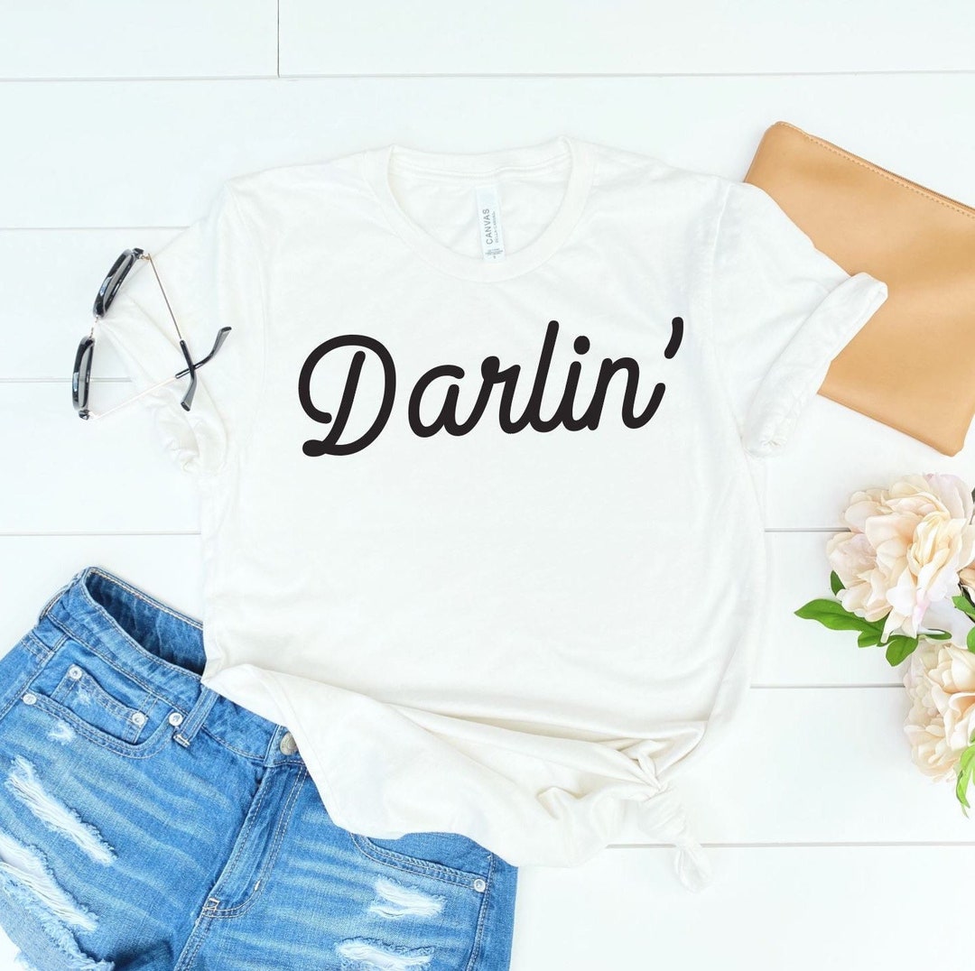 Darlin' SVG Cut File Darlin' Shirt SVG Retro - Etsy