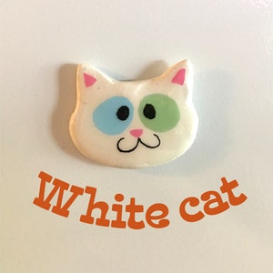 Clay Cat Magnets - Etsy