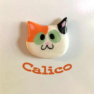 Clay Cat Magnets - Etsy