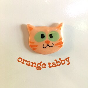 Clay Cat Magnets - Etsy