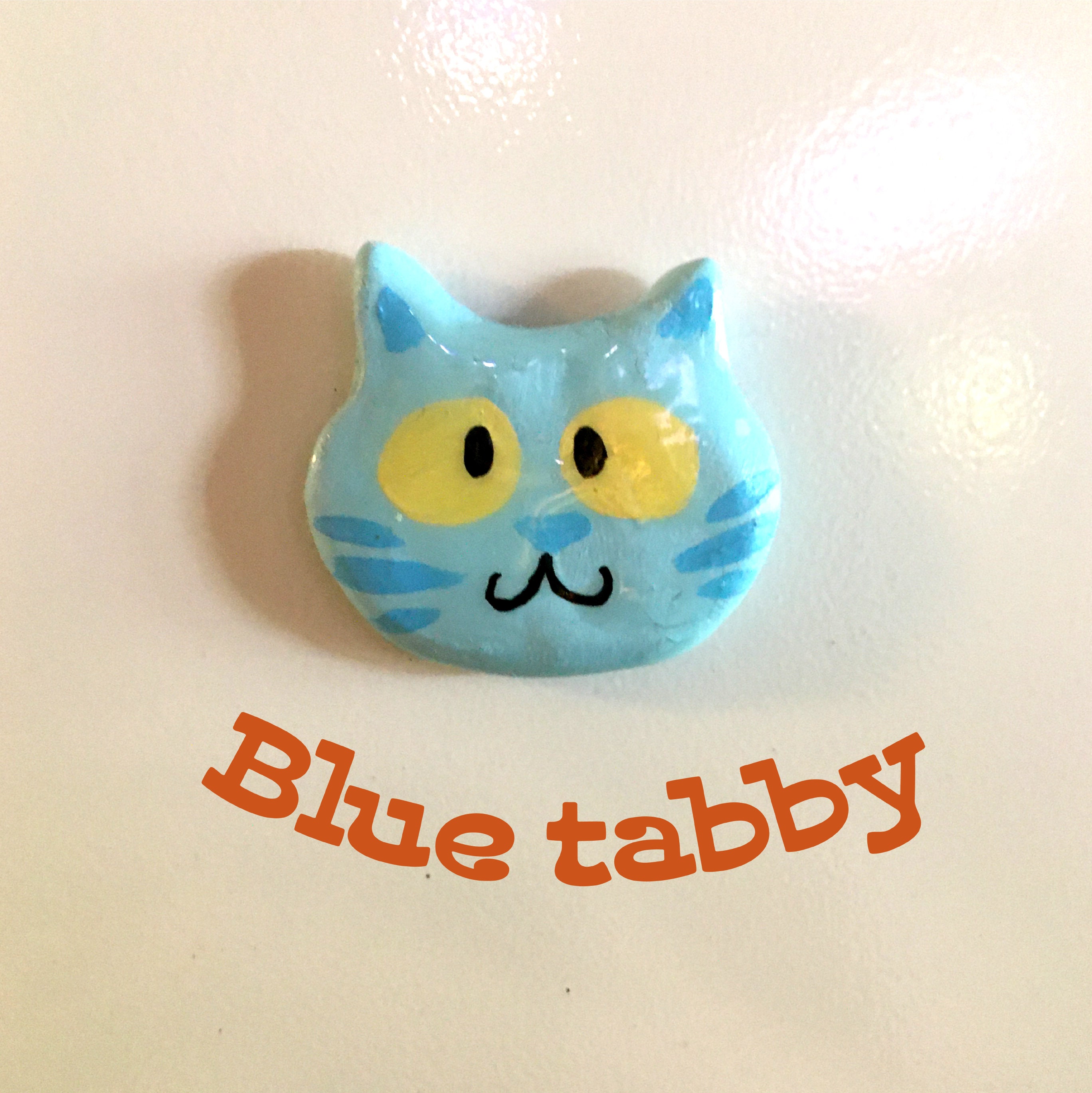 Clay Cat Magnets - Etsy