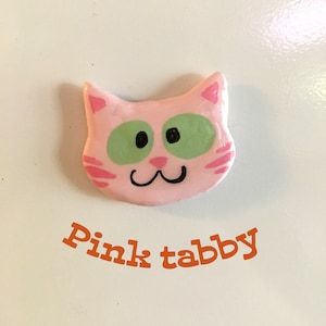 Clay Cat Magnets - Etsy