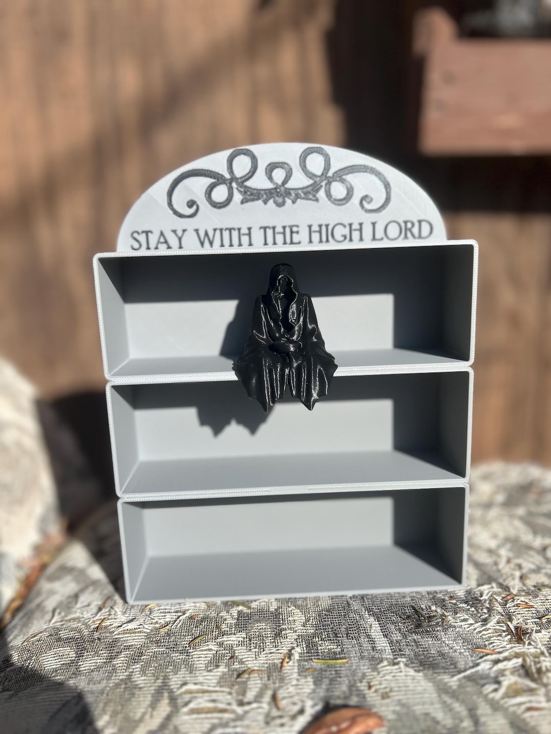 ACOTAR Suriel 3D Printed Bookshelf: Gothic Miniature Crystal Display - Etsy