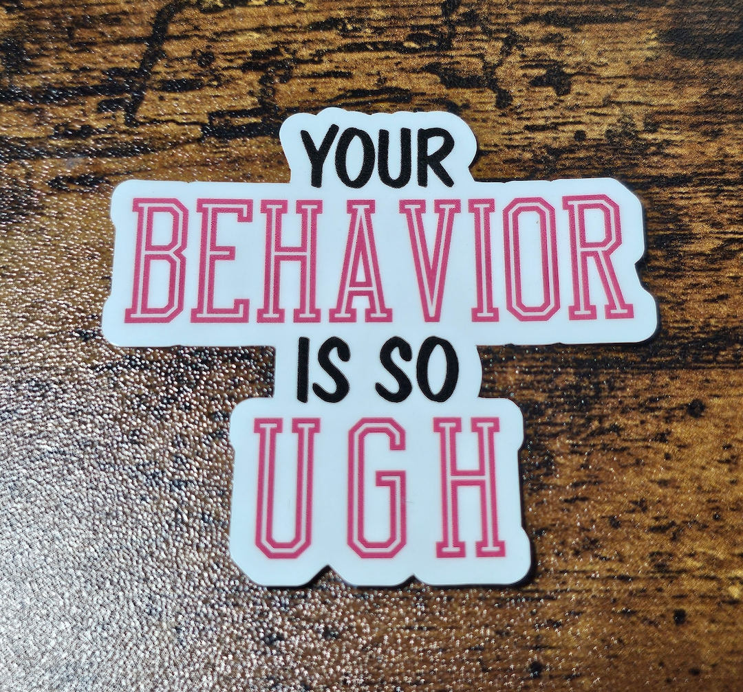 Stray Kids Hyunjin 'your Behavior is so Ugh' Sticker - Etsy