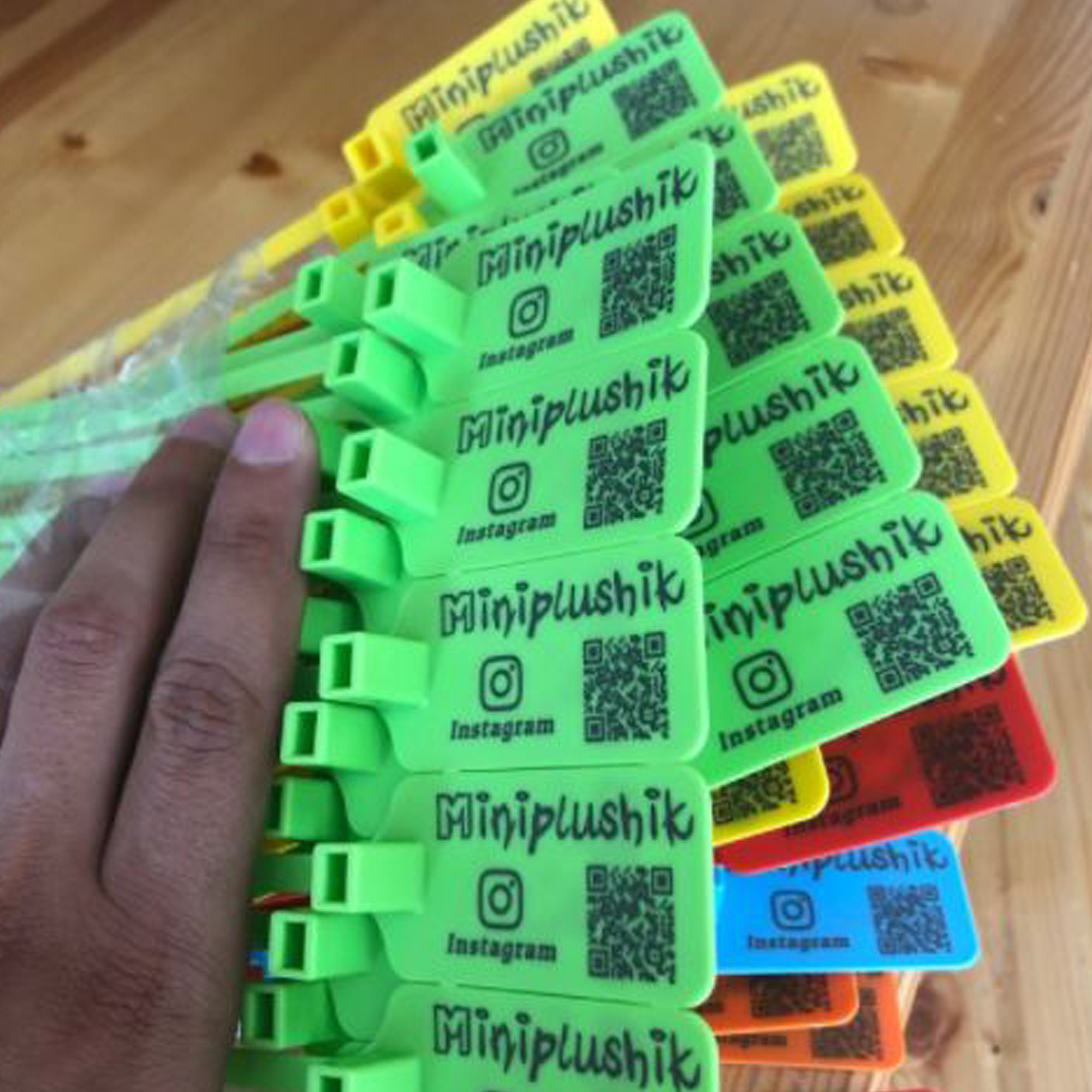 Customized Made to Order Logo Tag Zip Ties 100pcs Plastic | Etsy