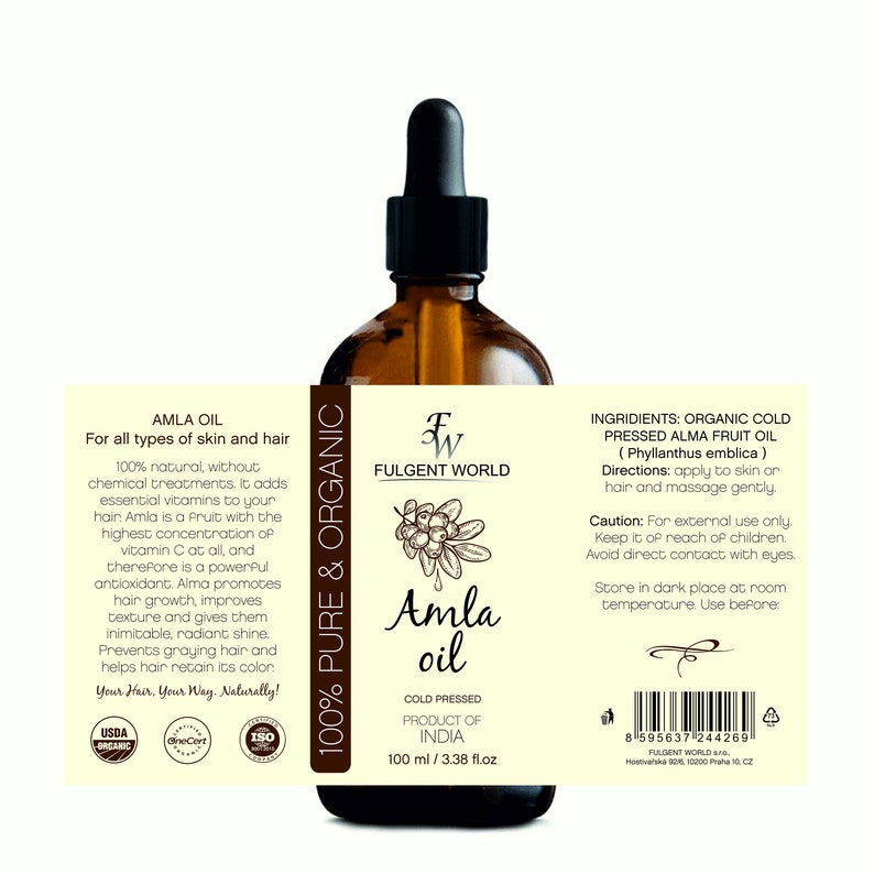 Amla Oil 100% Pure Organic - Etsy