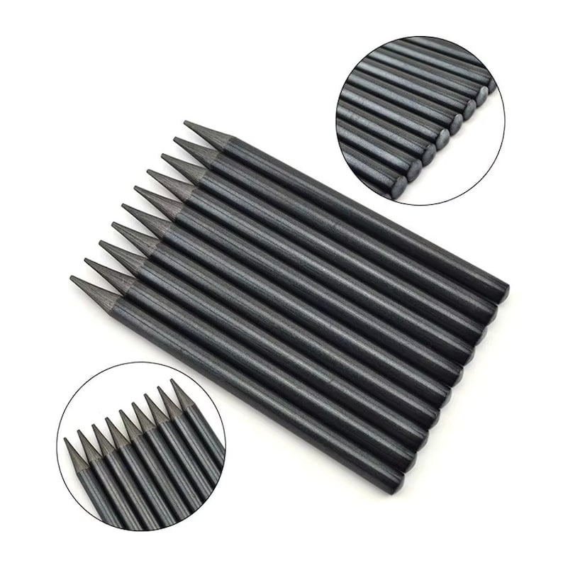 Woodless Graphite Pencil - Premium Black Grade HB for Artists and ...