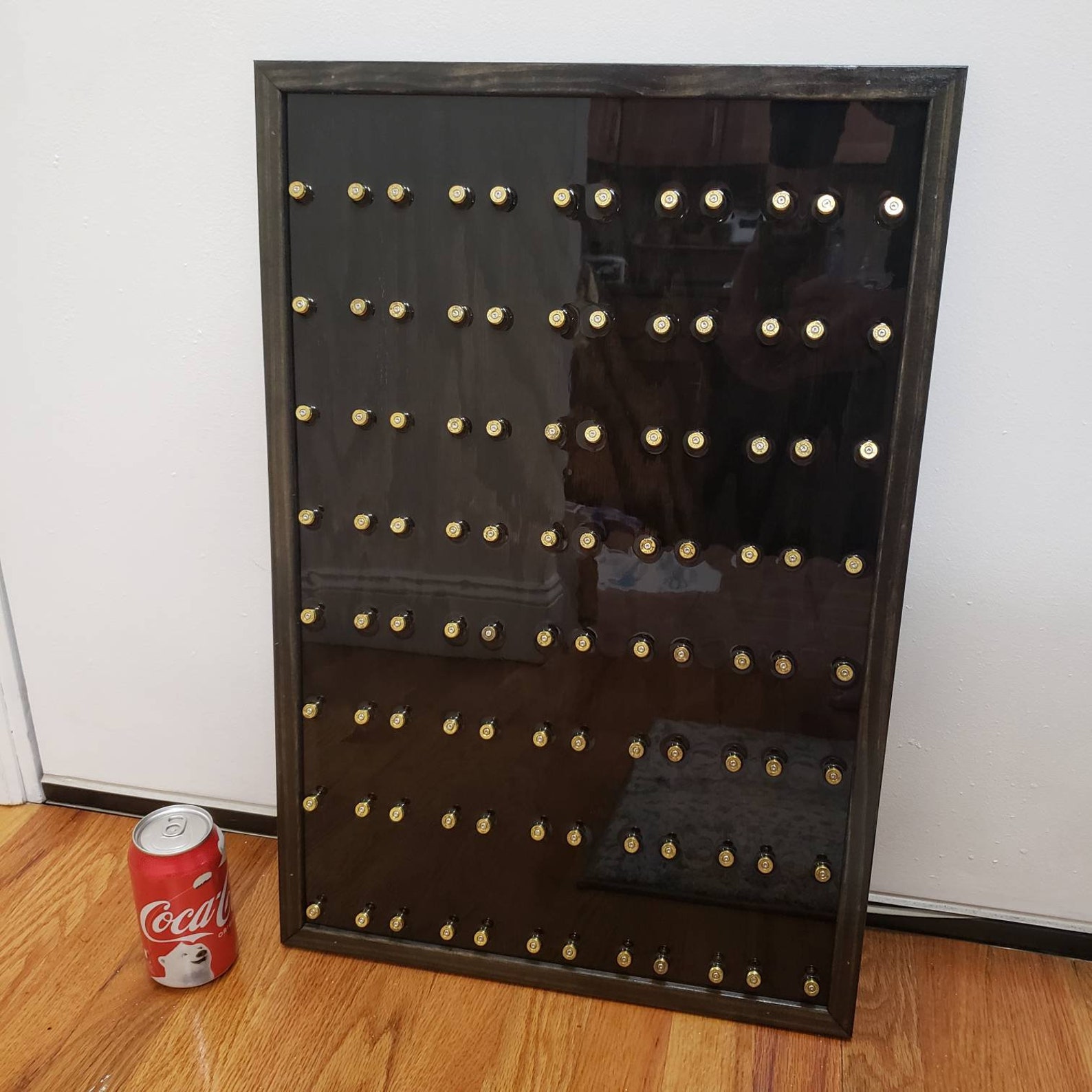 48ct Challenge Coin Display 9mm Bullet Casings Wall Mounted - Etsy