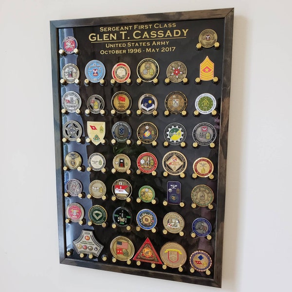 Challenge Coin Display - Etsy