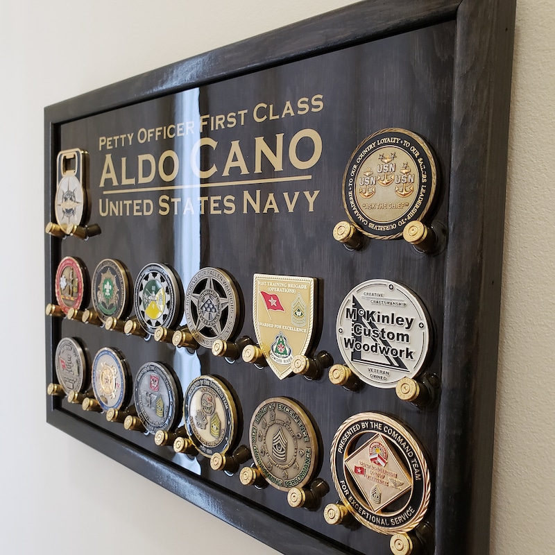 Challenge Coin Display - Etsy