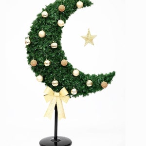 6 Ft Tall Green Eid/ramadan/crescent Moon Tree - Etsy