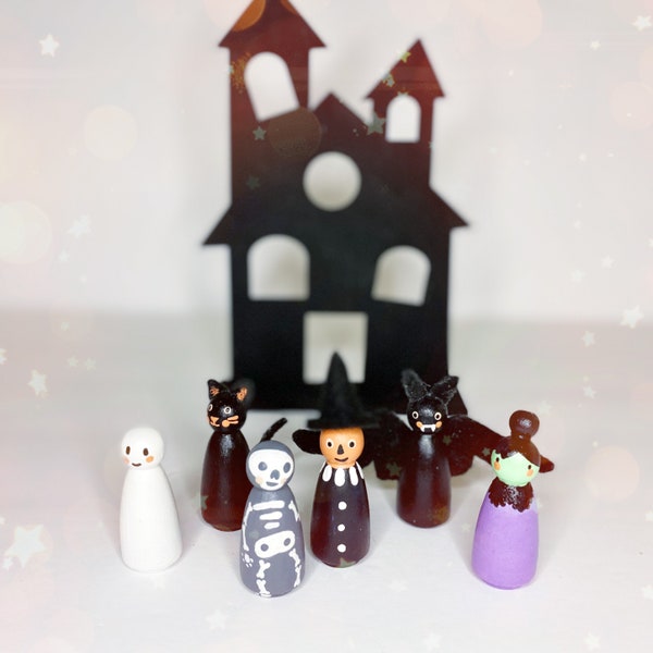 Peg Doll Halloween - Etsy