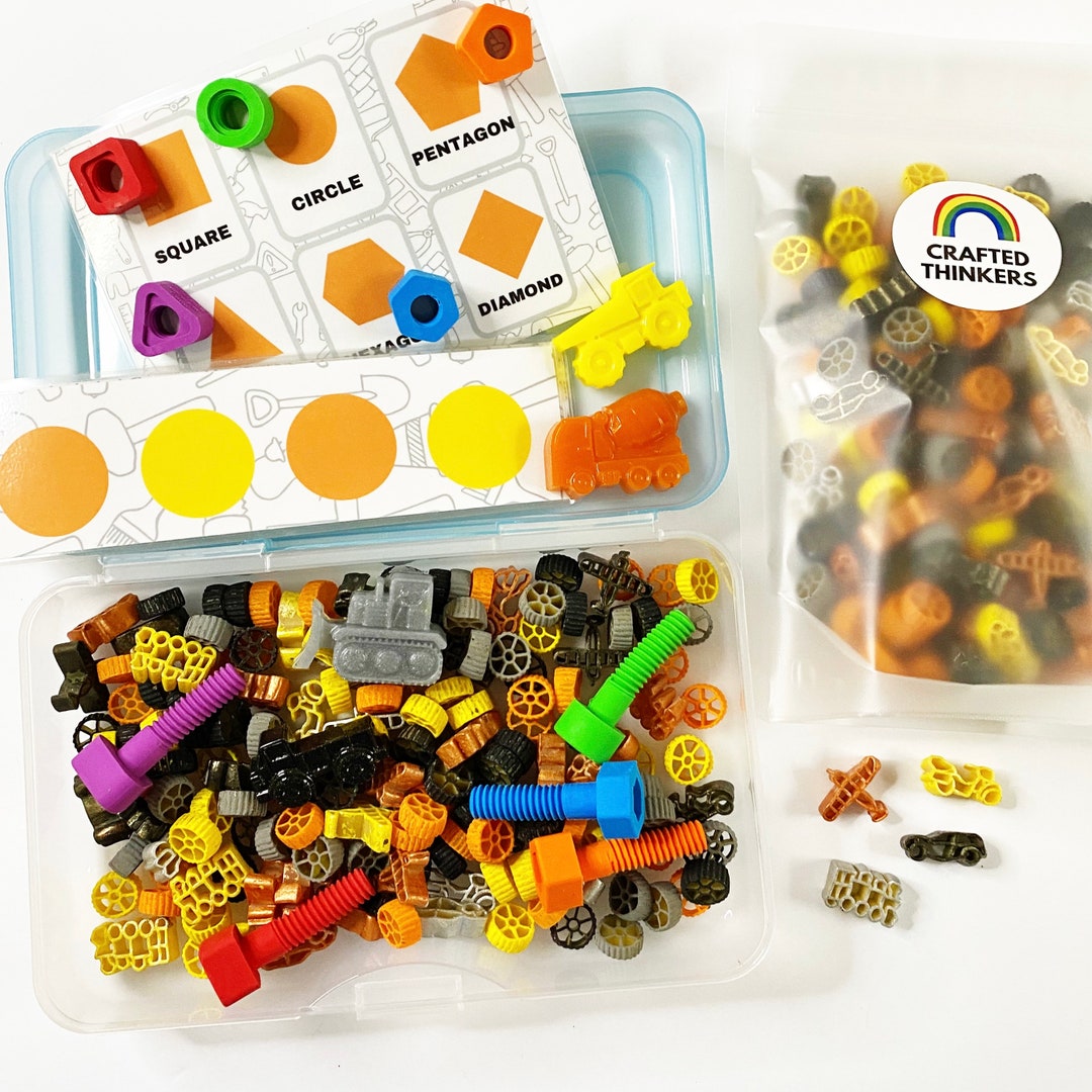 Construction Explore & Go Kit, Travel Sensory Kit, Resin, Kids Gift ...