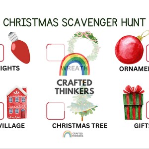 Winter Bundle, Alphabet Poster, Scavenger Hunt, Digital, Printable ...