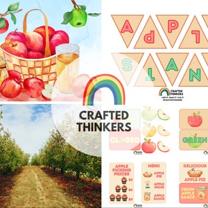 Apple Unit Dramatic Play, Pretend Play, Digital, Printable, Decor ...