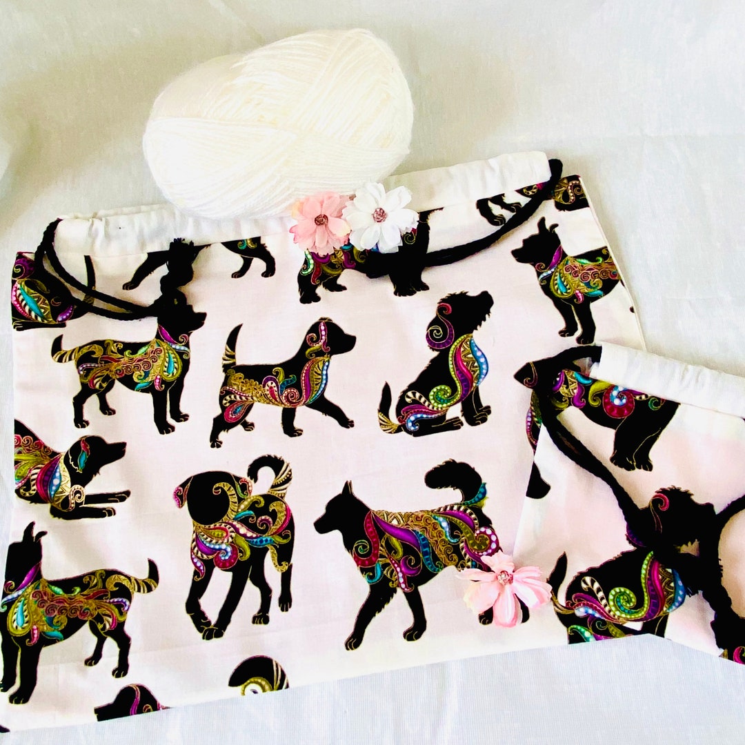 2 Piece Pouch Set Project Bags Handmade Australia Free - Etsy