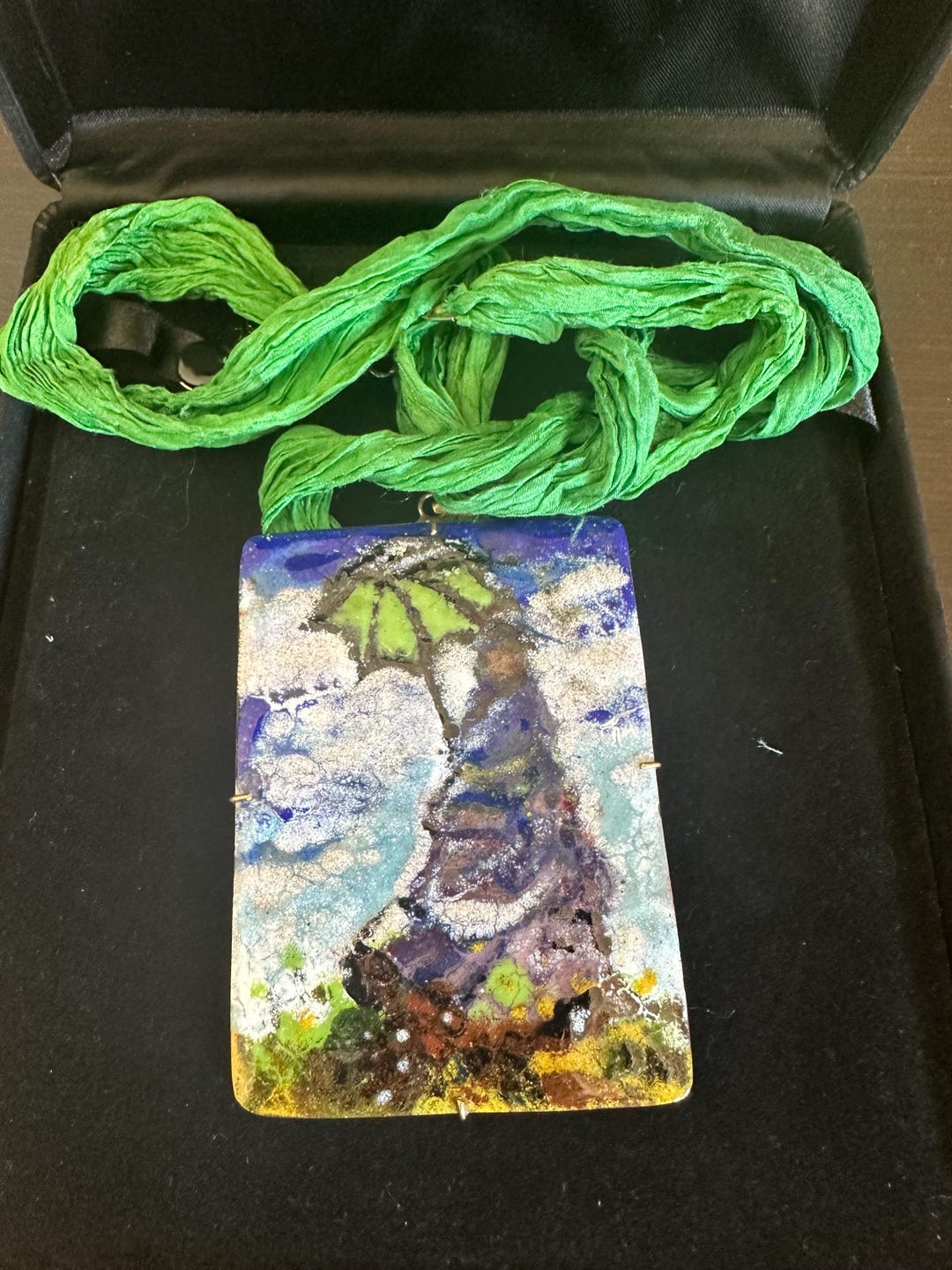 Handmade Cloisonne Hot Enamel Necklace -inspired by Claude Monet’s ...