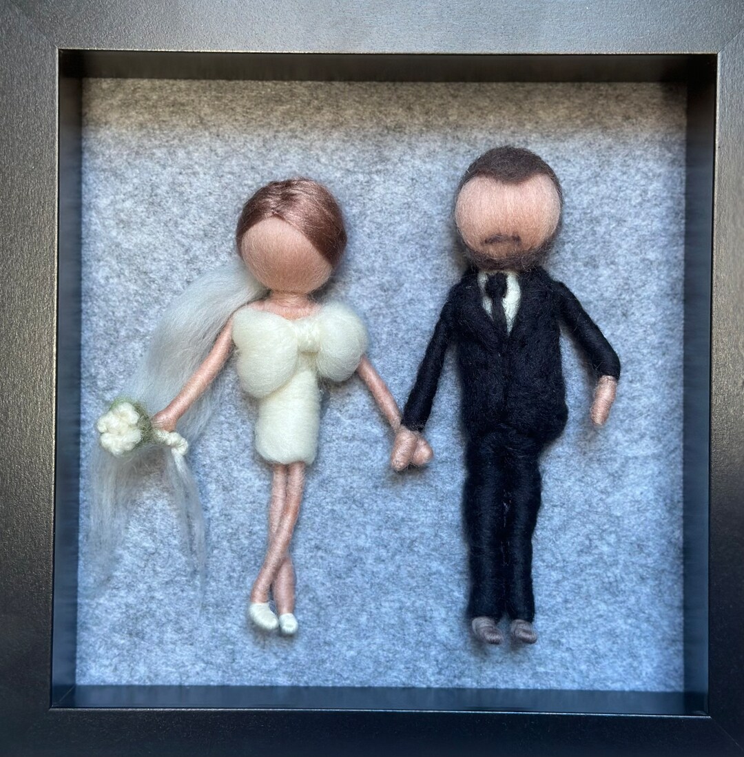 Customized Portraits by Felt Needling, Framed Gift Idea - Etsy