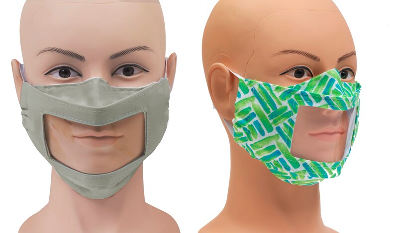 Clear Face Mask Lip Reading Face MaskWashable Reusable Face | Etsy