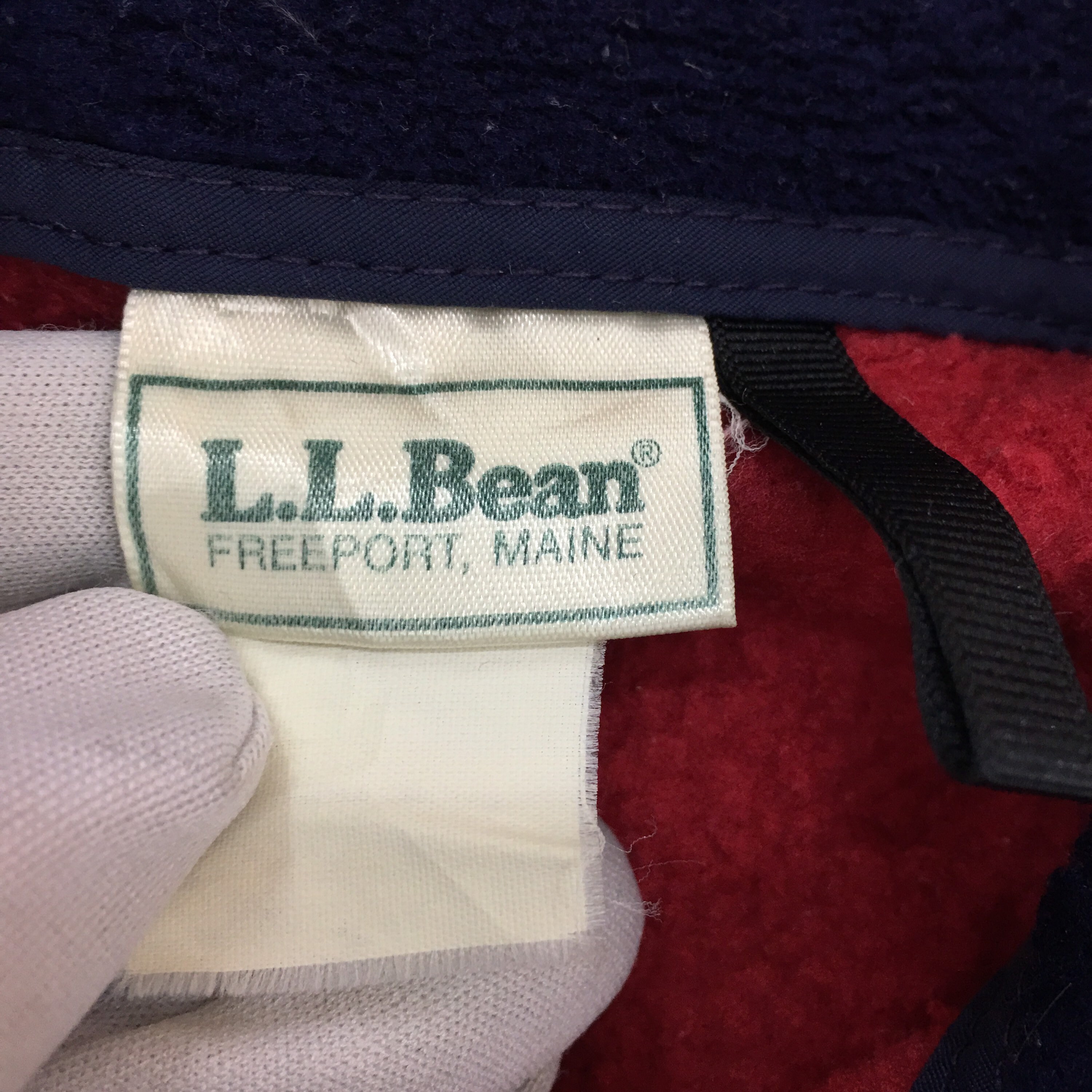 Vintage LL BEAN Logo Half Zip Red Sweater Sweatshirt Jacket - Etsy