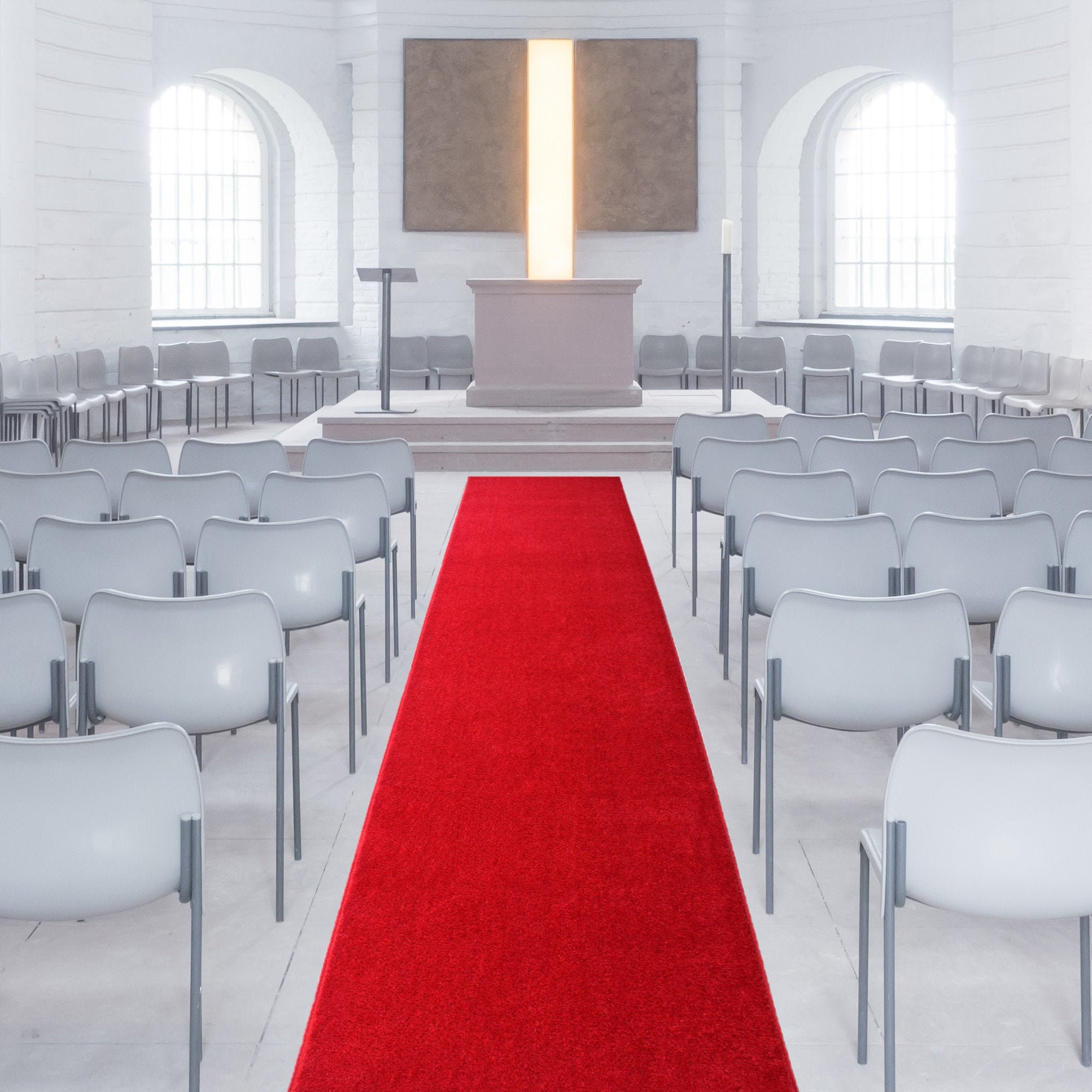 Custom Cut Red Carpet Runner, Red Home Area Rug, Wedding Aisle Runner ...