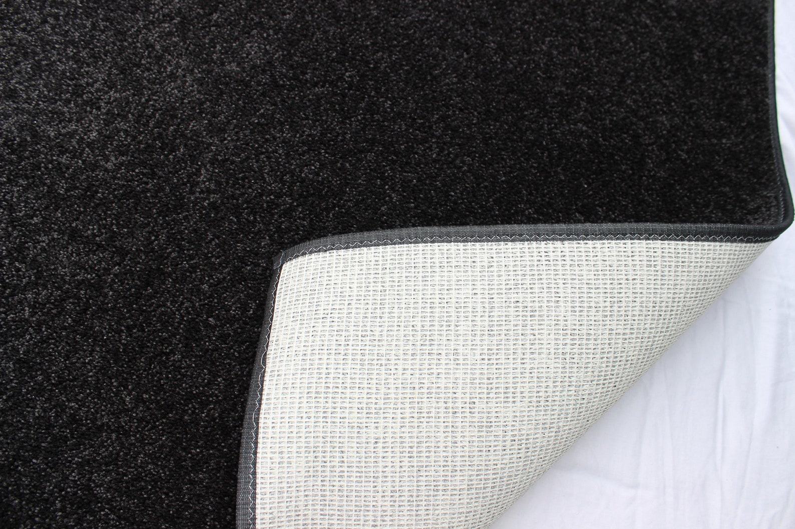 Custom Cut Black Carpet Runner, Black Home Area Rug, Wedding Aisle ...