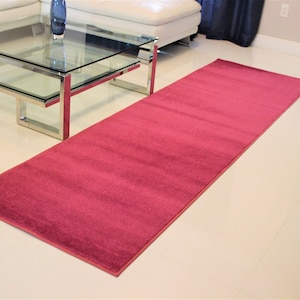 Custom Cut Pink Carpet Runner, Pink Home Area Rug, Wedding Aisle Runner ...