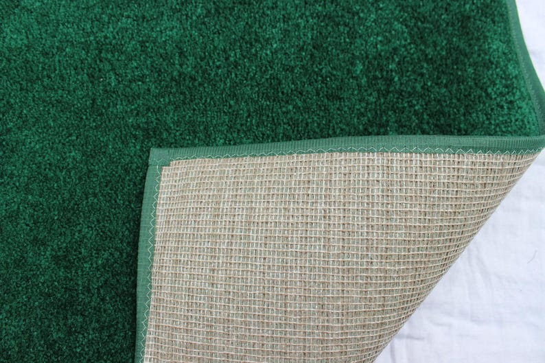 Custom Cut Green Carpet Runner, Green Home Area Rug, Wedding Aisle ...