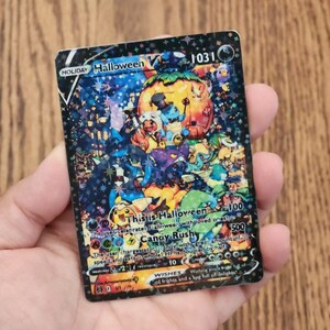 Pikachu Halloween Card, Pokemon Halloween Card, Pokemon Halloween Gift ...