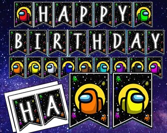 Among Us Birthday | Etsy