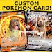 Custom Pokemon Card, Pet as Pokemon , Pokemon Card, Turn Your Pet Into ...