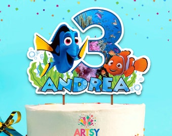 Nemo Cupcake Toppers | Etsy