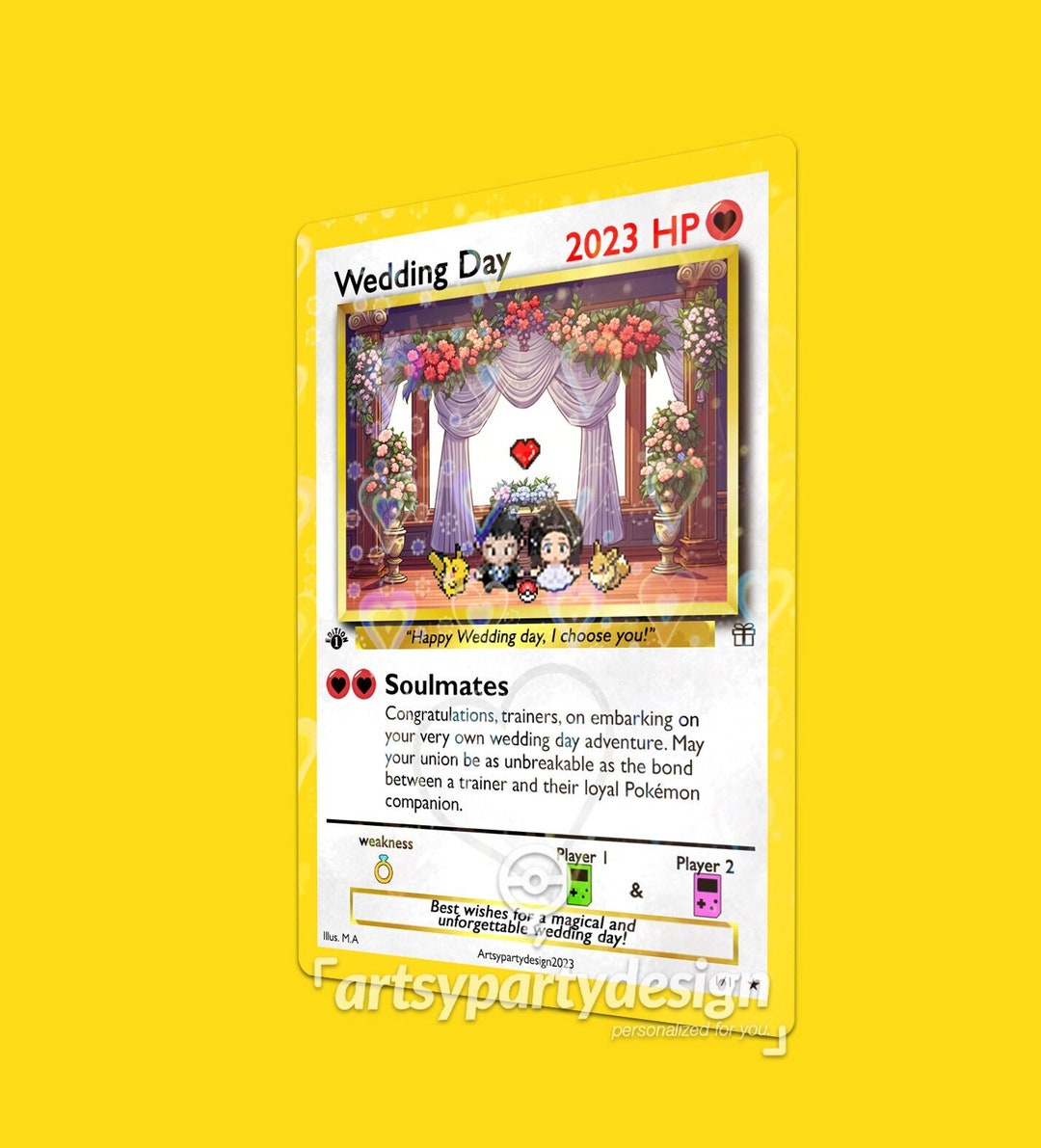 Pokemon Wedding Card Pokemon Anniversary Card Pokemon - Etsy Australia