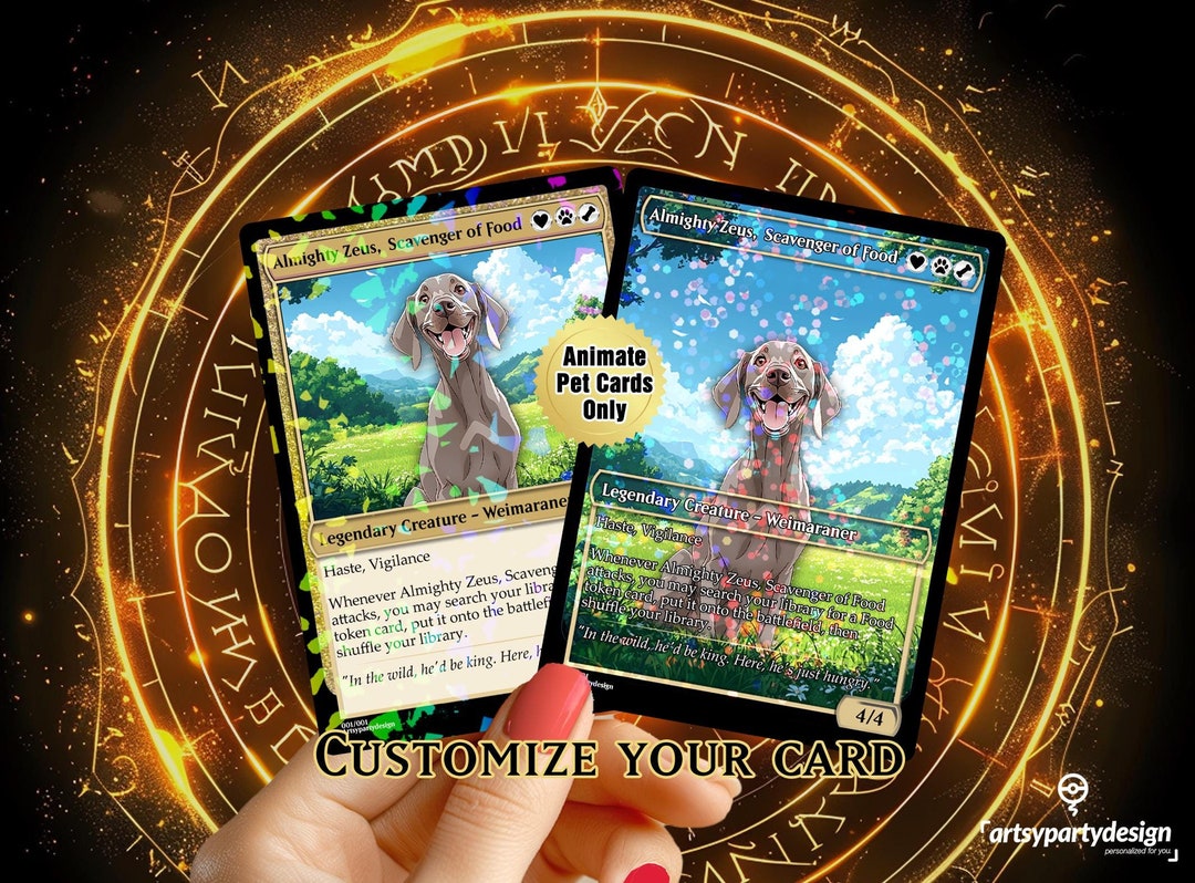 Custom Mtg Card, Mtg Card, Custom TCG Card, Mtg Pet Cards, Mtg ...