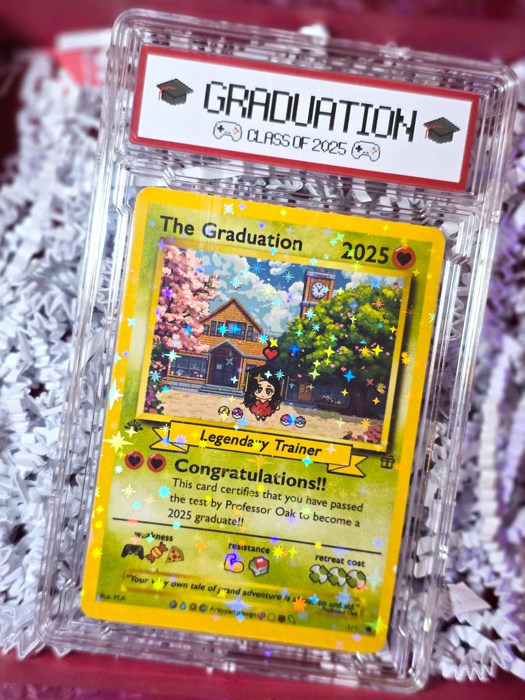 Custom Graduation Card, Custom Pokemon Card, Custom Trading Card ...