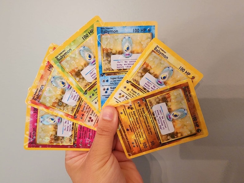 Pokemon Pregnancy Card, Pokemon Baby Card, Custom Pokemon Card ...