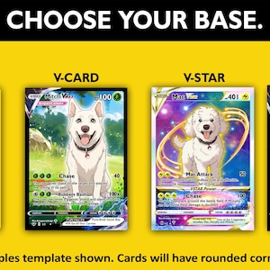 Custom Pokemon Card, Pet as Pokemon , Pokemon Card, Turn Your Pet Into ...