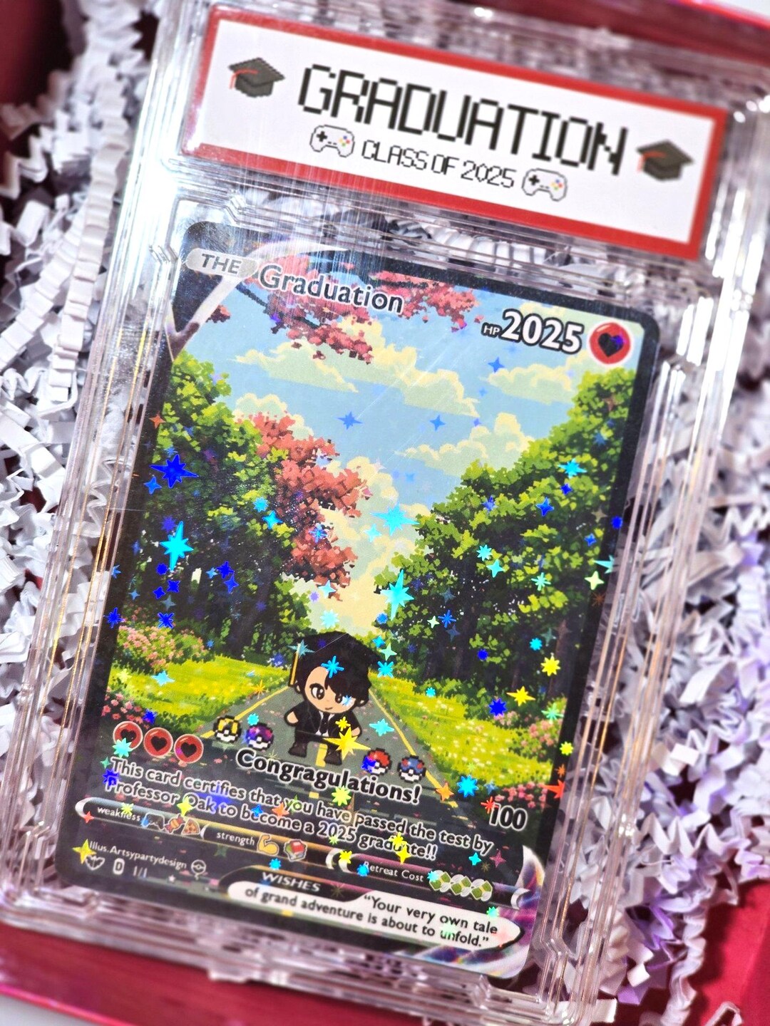 Custom Graduation Card, Custom Pokemon Card, Custom Trading Card ...