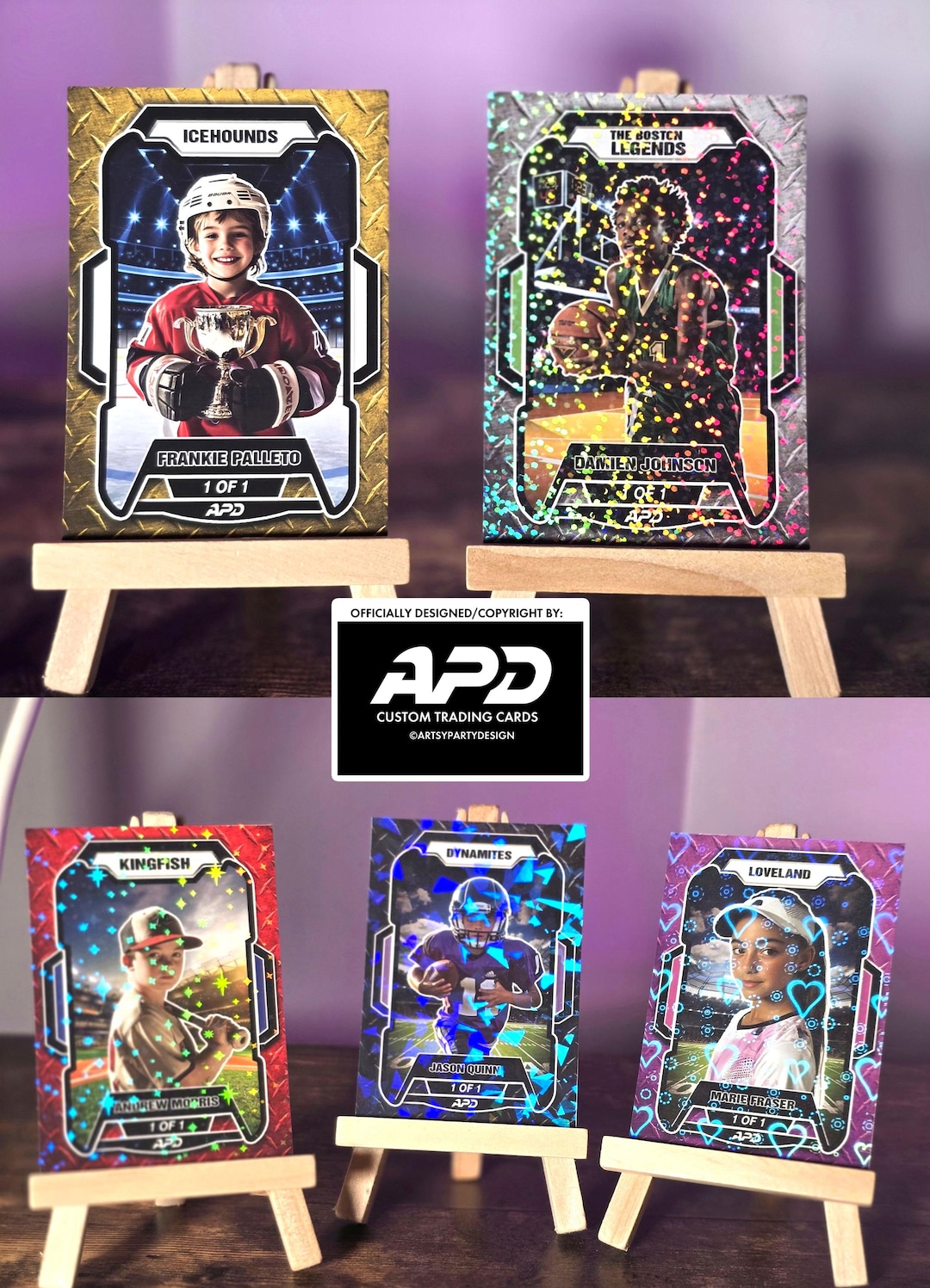 Custom Sports Card for Kids, Custom Sport Card, Custom Slab Trading ...