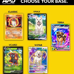 Custom Pokemon Card, Pet as Pokemon , Pokemon Card, Turn Your Pet Into ...